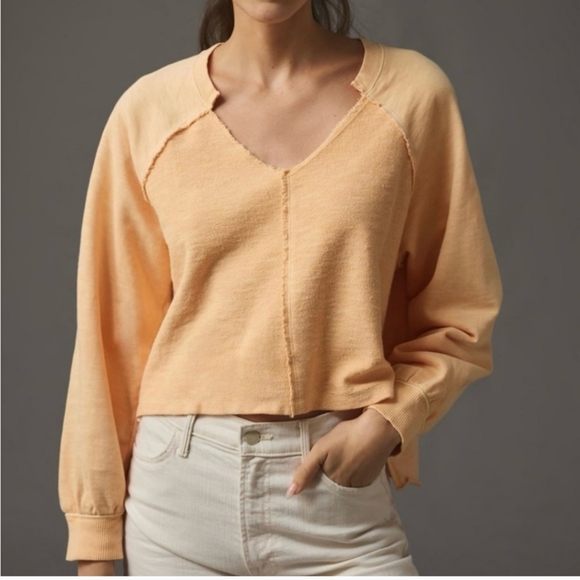 Pilcro | Tops | Nwt Womens Pilcro Anthropologie Reworked Crew Neck ...
